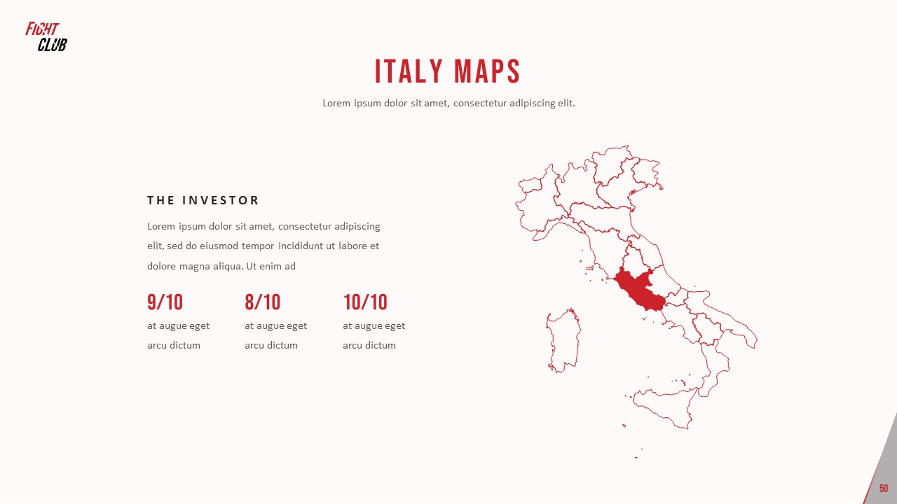 Fight Club Sports Google Slides Template, Presentation Templates ...