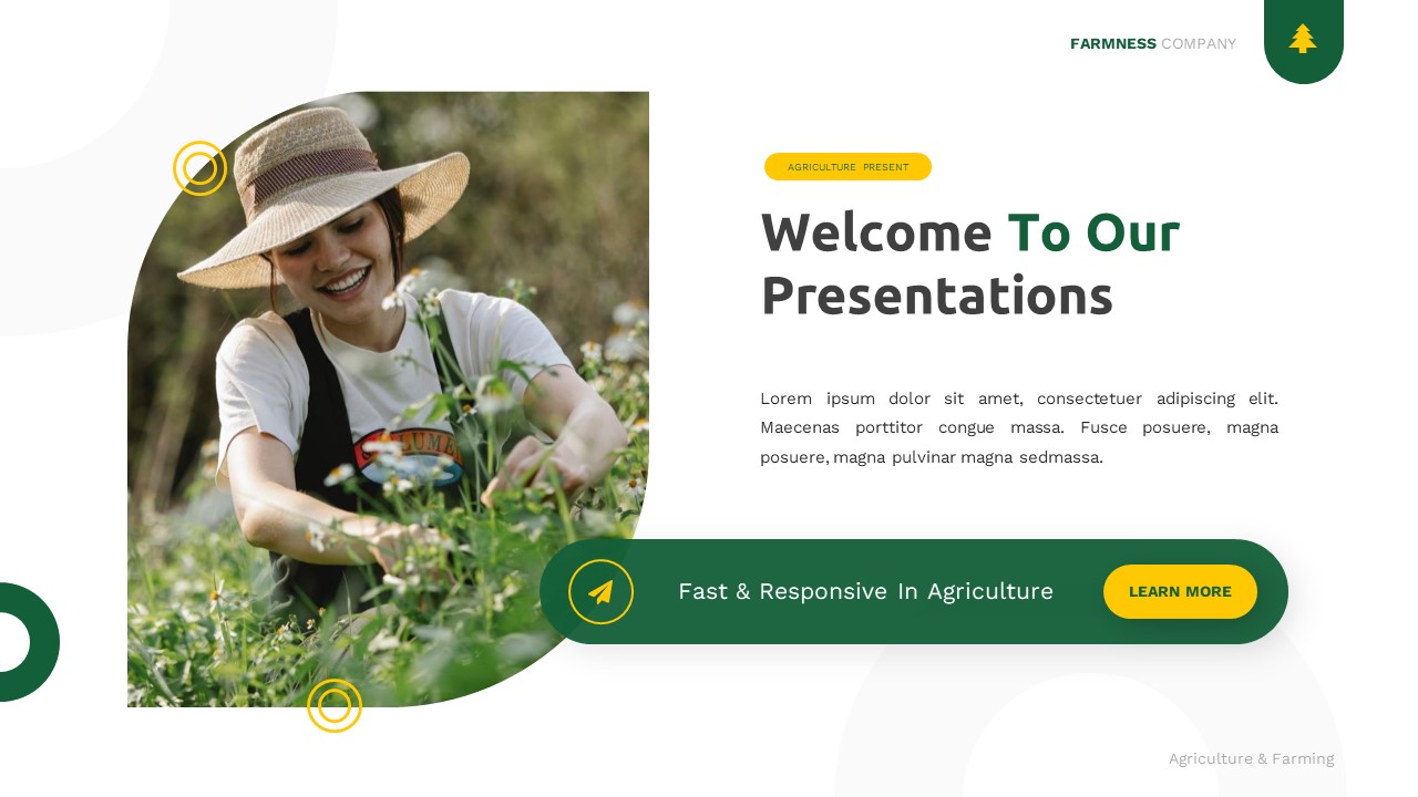Farmness - Agriculture & Farming Google Slides Template, Presentation ...