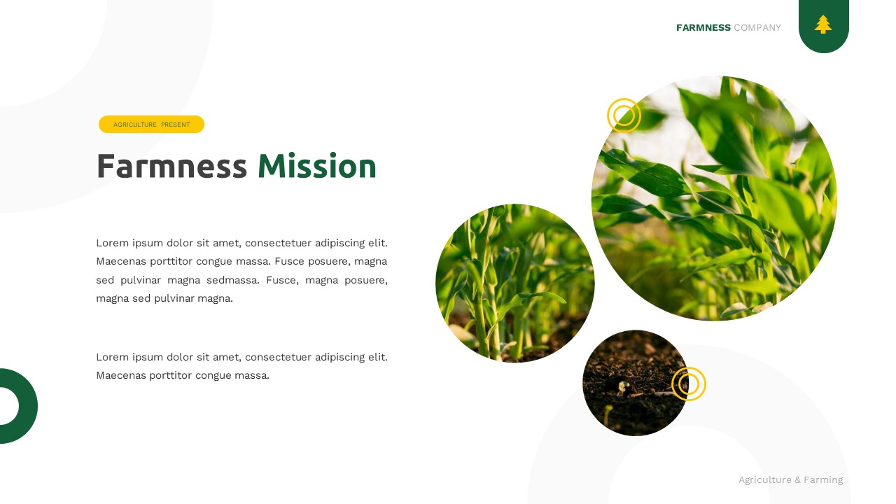 Farmness - Agriculture & Farming Google Slides Template by Pixesia