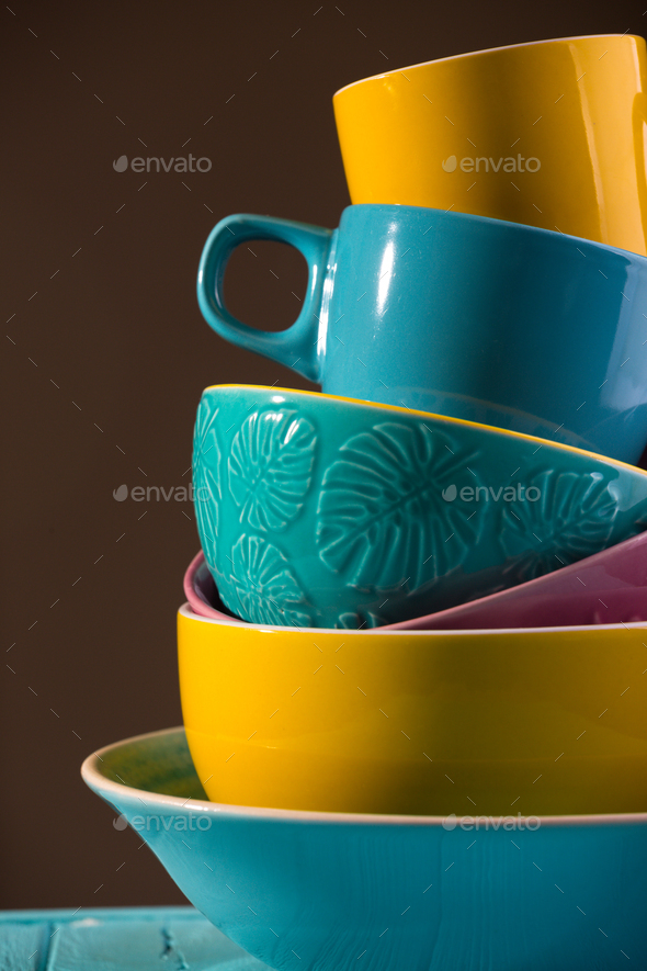 the bright pottery Stock Photo by azgek | PhotoDune