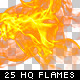 25 High Quality Hi-Res & Isolated Fire Flames, Isolated Objects ...