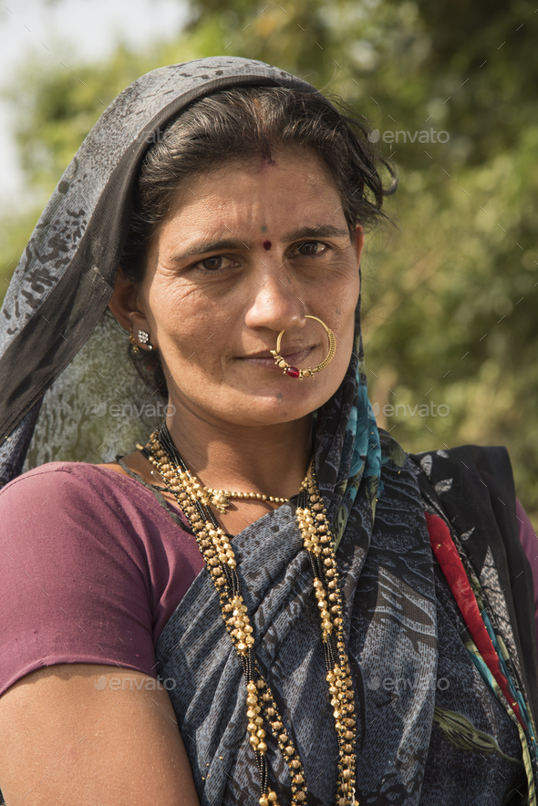Portrait of rural women in traditional clothes. Stock Photo by crshelare