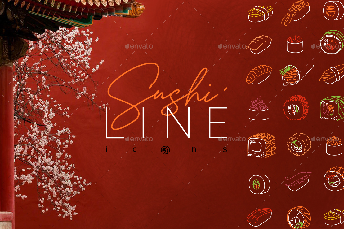 Sushi Line, Vectors | GraphicRiver