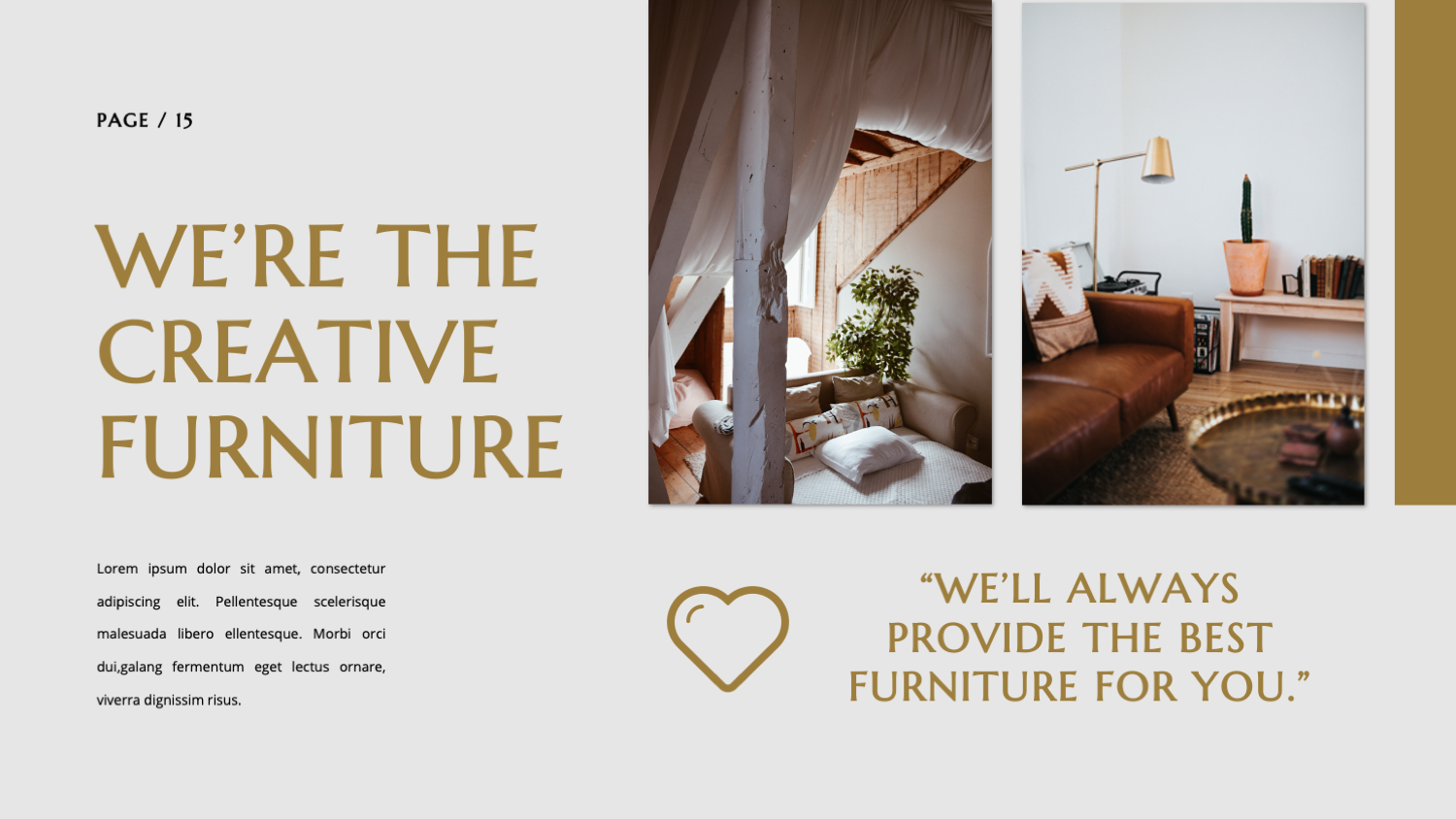 Furniture Classic Powerpoint Presentation, Presentation Templates ...