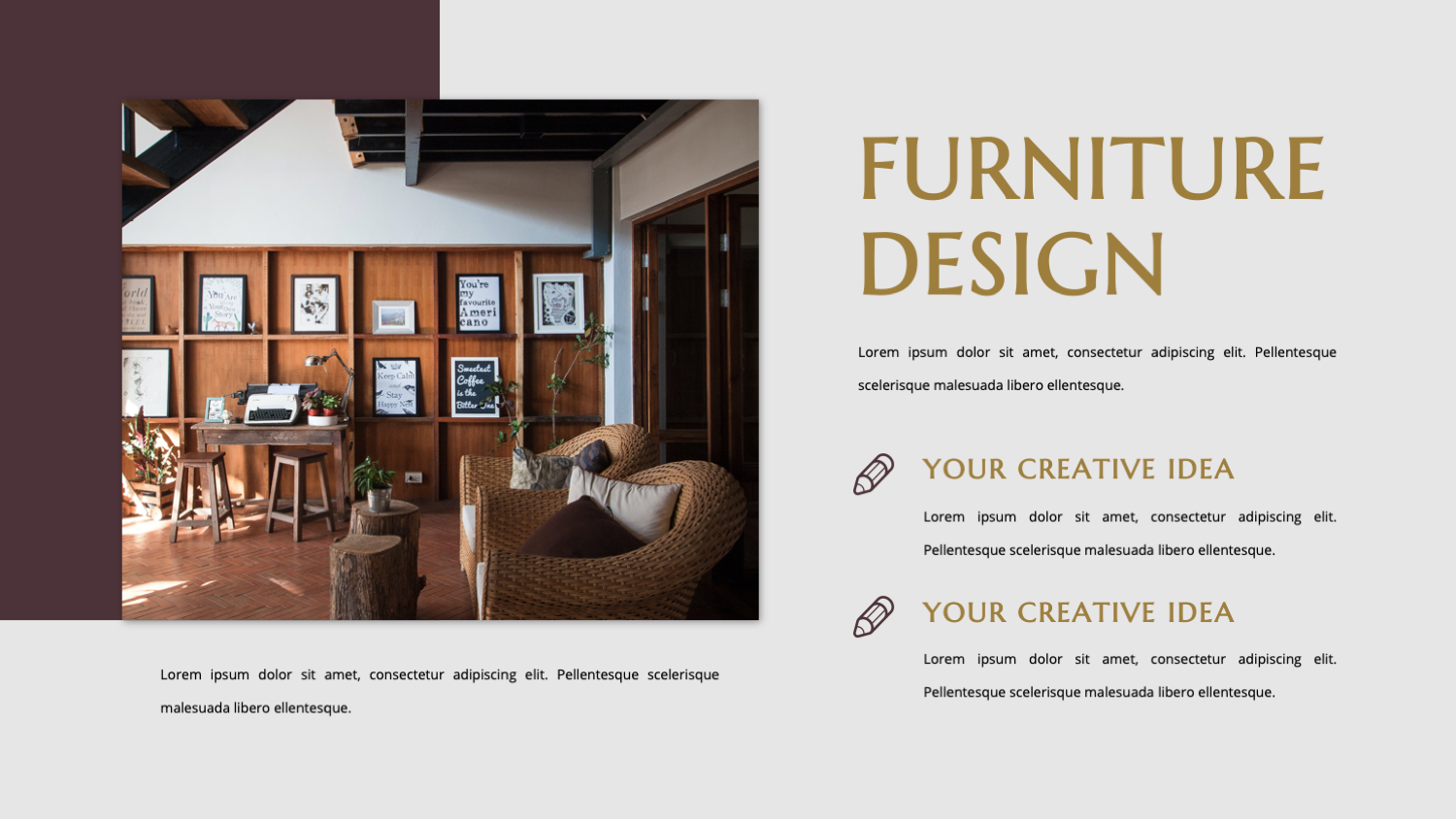Furniture Classic Powerpoint Presentation, Presentation Templates ...