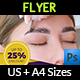 Eyebrow Salon Flyer Template, Print Templates | GraphicRiver