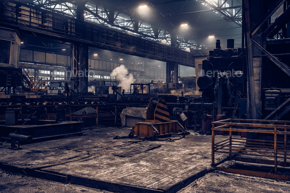 Iron and Steel Factory or Pipe Mill located in Taganrog South of Russia ...