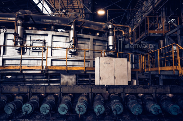 Iron and Steel Factory or Pipe Mill located in Taganrog South of Russia ...