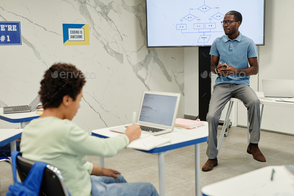Coding Class in School Stock Photo by seventyfourimages | PhotoDune