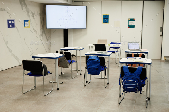 Coding Classroom Background Stock Photo by seventyfourimages | PhotoDune