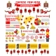 Chinese Lunar New Year Infographics with Charts, Vectors | GraphicRiver