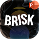 Brisk Multipurpose Creative PowerPoint Template, Presentation Templates
