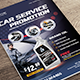 Oil Change Car Service Flyer, Print Templates | GraphicRiver
