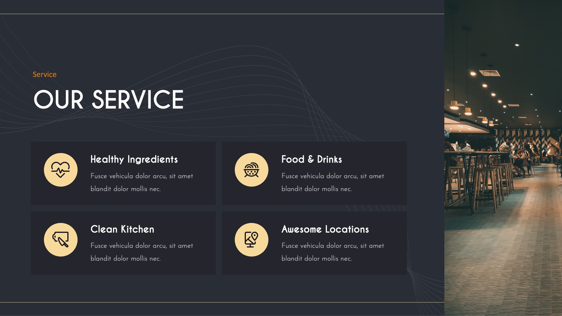 CAVIAR - Catering & Food Powerpoint Template v2.0, Presentation Templates