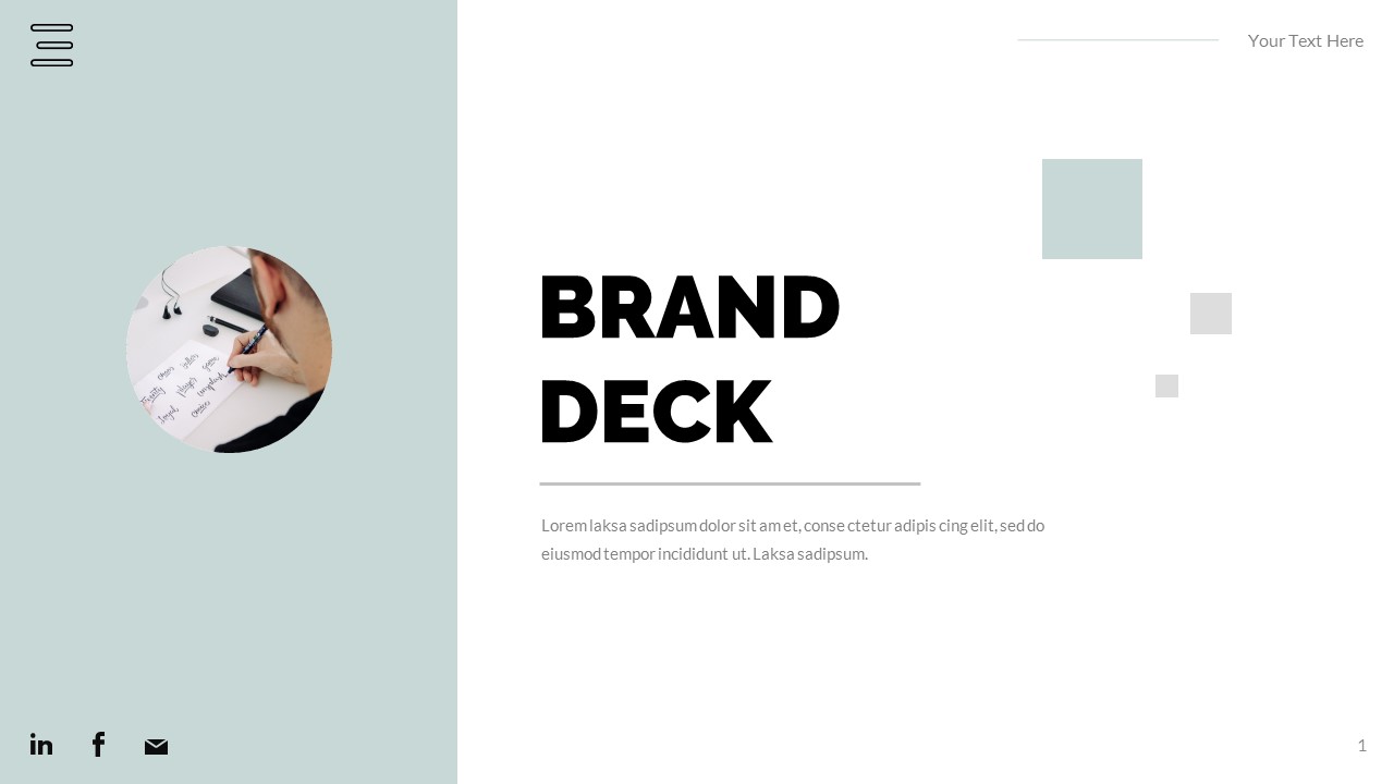 Brand Deck - Business Guideline Presentation Powerpoint Template ...
