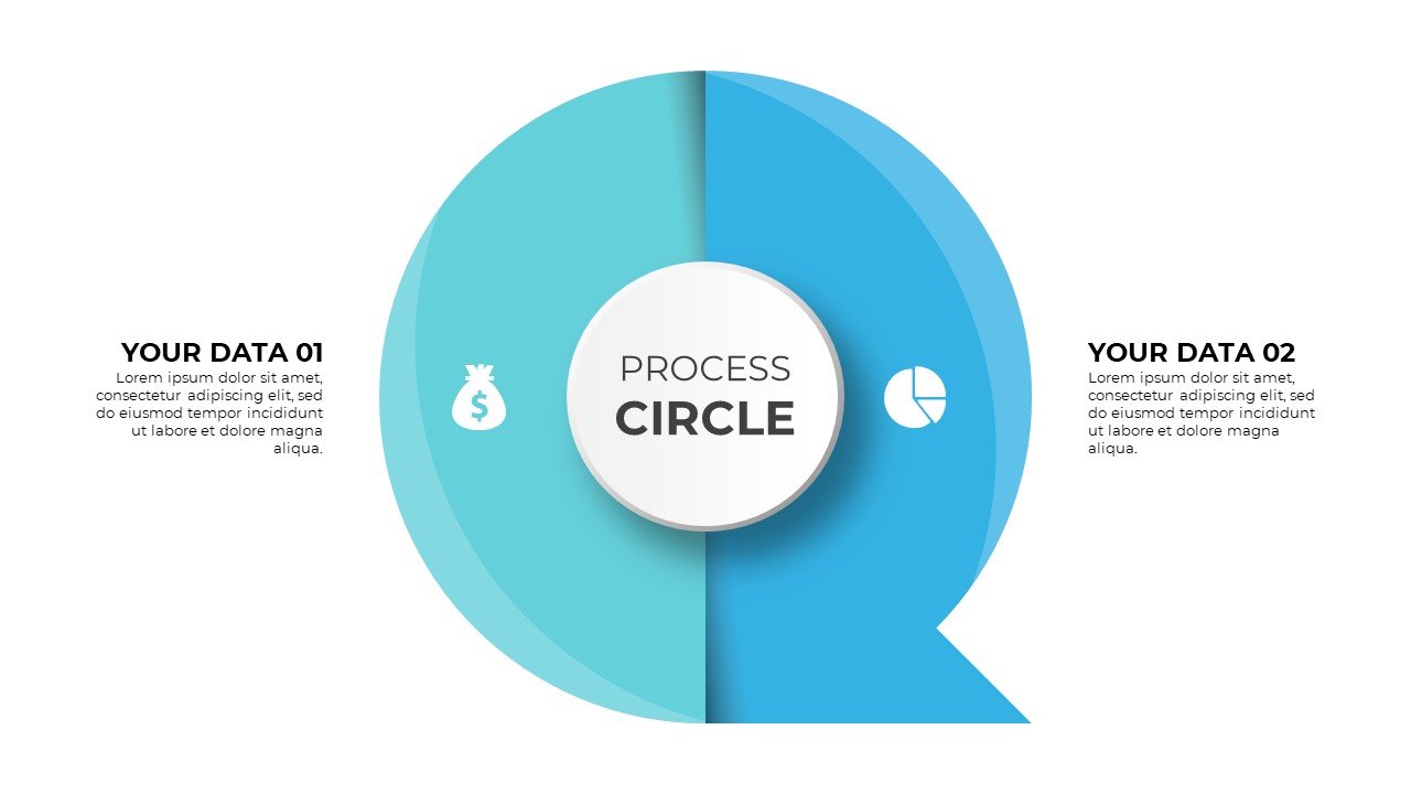 Circle Infographics Keynote Template Diagrams, Presentation Templates