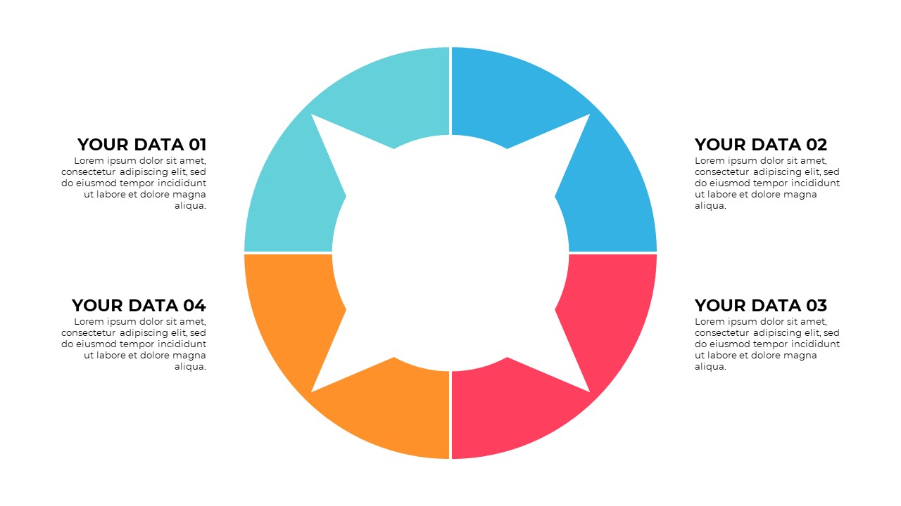 Circle Infographics Keynote Template Diagrams, Presentation Templates