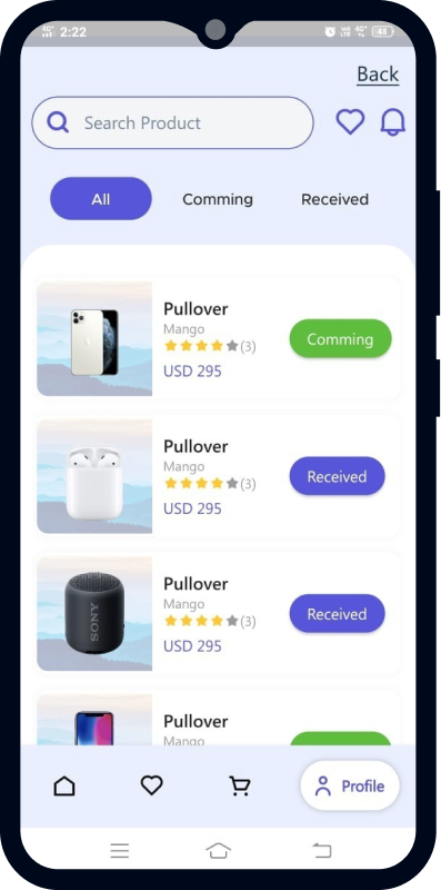 E-Shop Ecommerce App v1.0.0 - Flutter UI Kit using GetX by idea2code ...