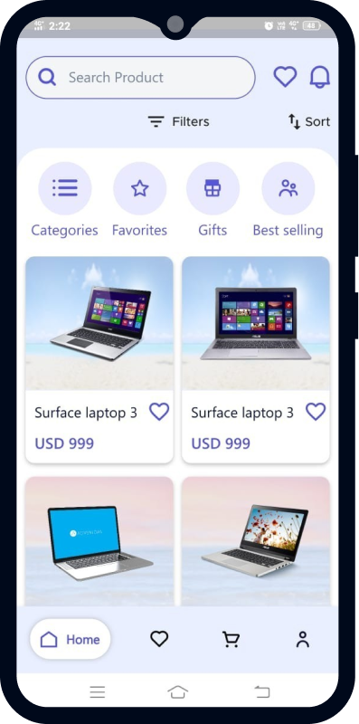 E-Shop Ecommerce App v1.0.0 - Flutter UI Kit using GetX by idea2code ...