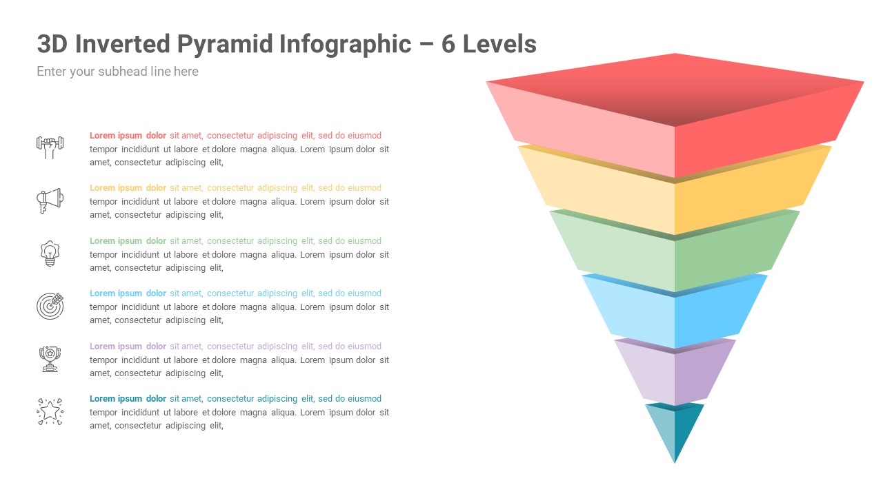Pyramid Infographics Keynote Presentation Template Diagrams ...