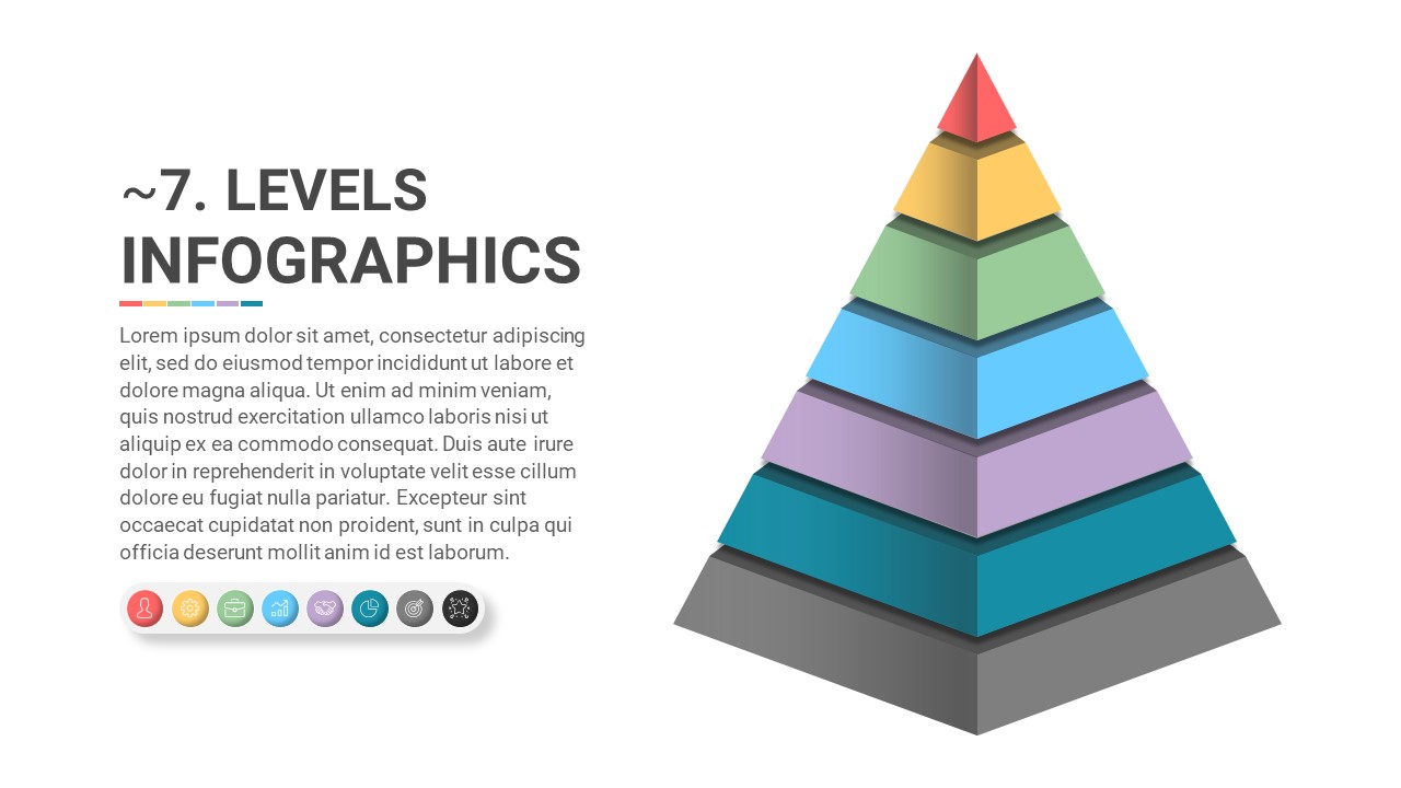 Pyramid Infographics Keynote Presentation Template Diagrams ...