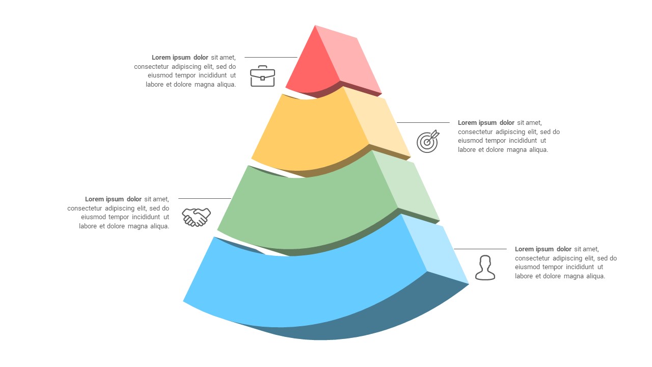 Pyramid Infographics Keynote Presentation Template Diagrams ...