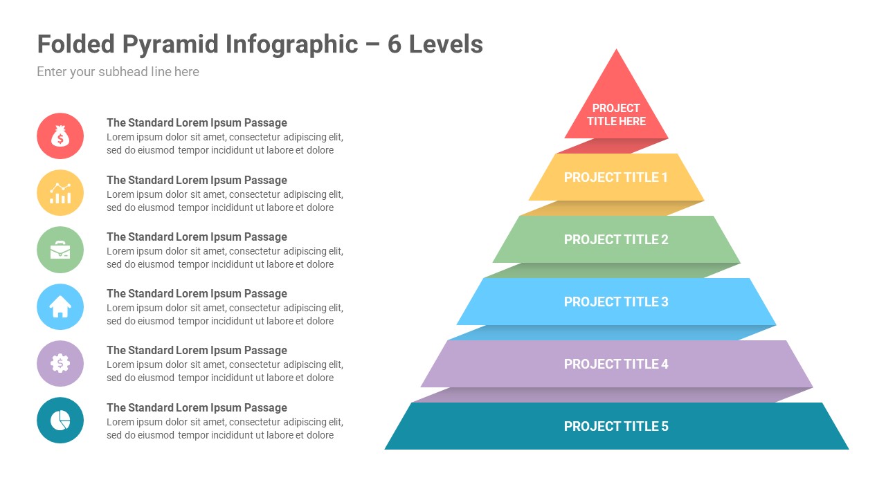 Pyramid Infographics Keynote Presentation Template Diagrams ...