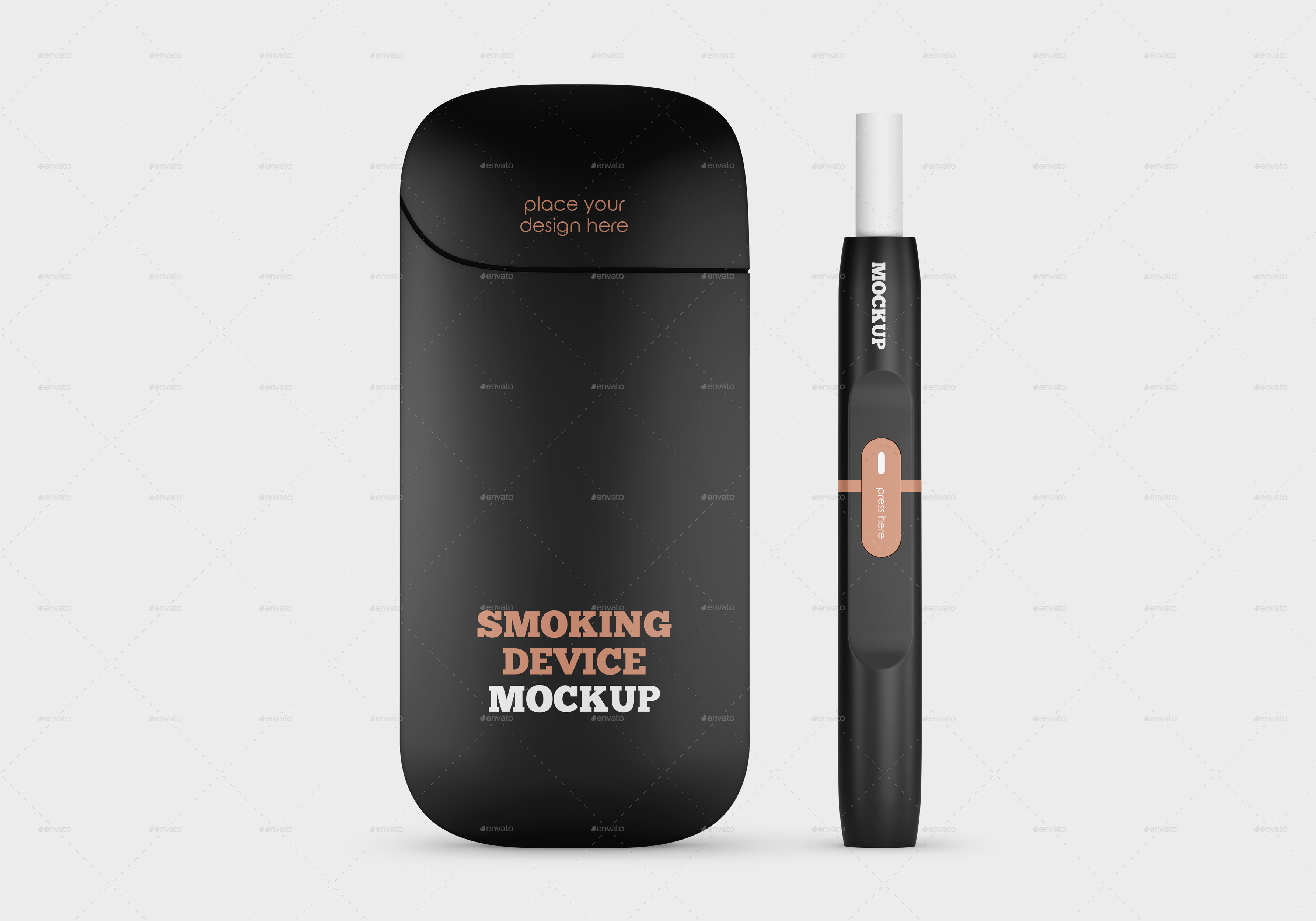 Matte Smoking Device Mockup Set, Graphics | GraphicRiver