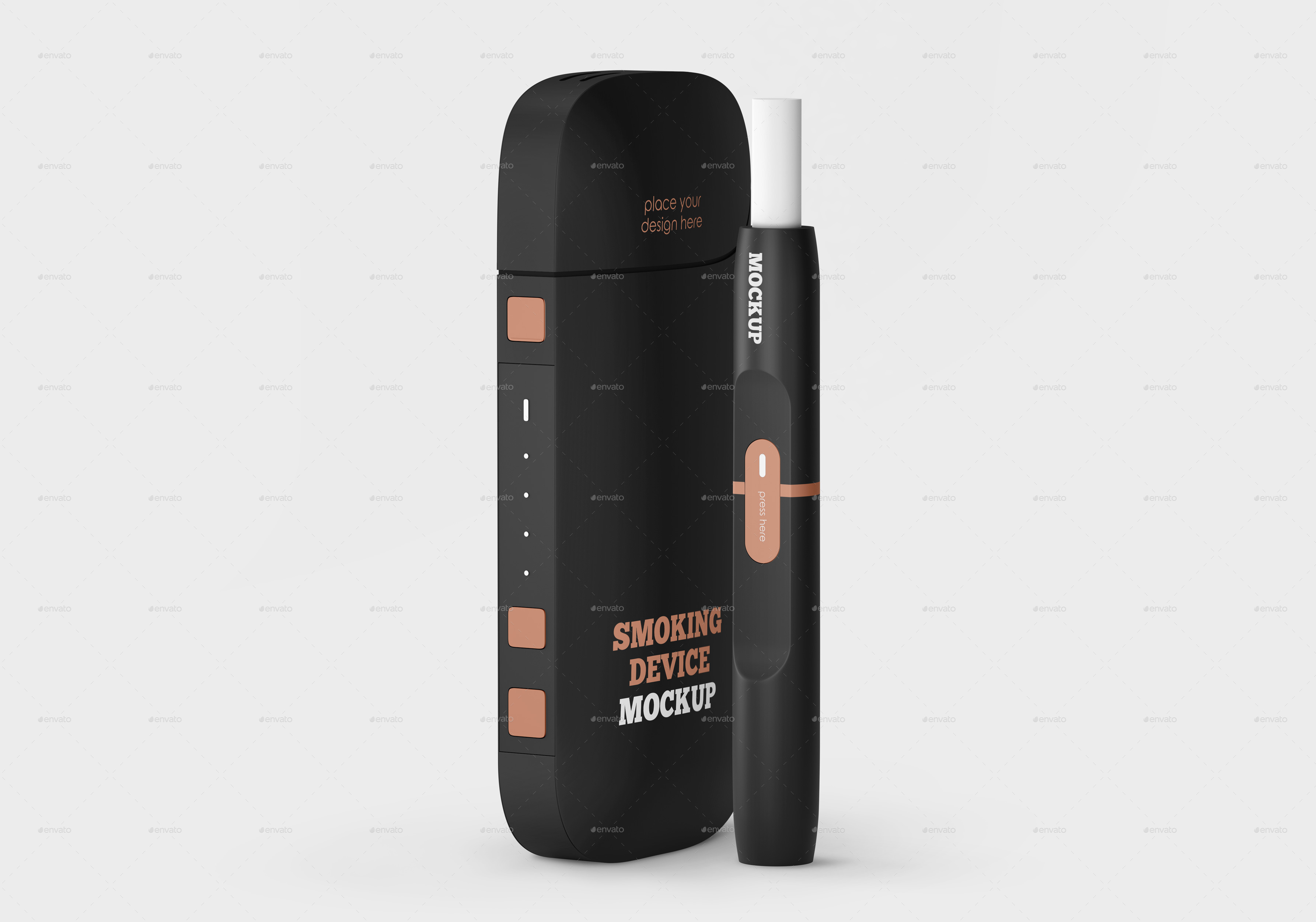 Matte Smoking Device Mockup Set, Graphics | GraphicRiver