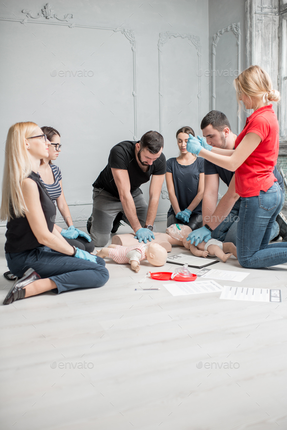 First aid training Stock Photo by RossHelen | PhotoDune