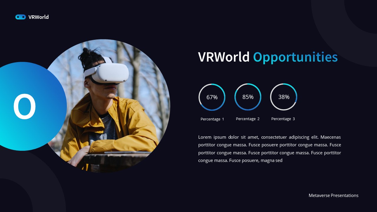 VRWorld - Virtual Reality & Metaverse Powerpoint Template, Presentation ...