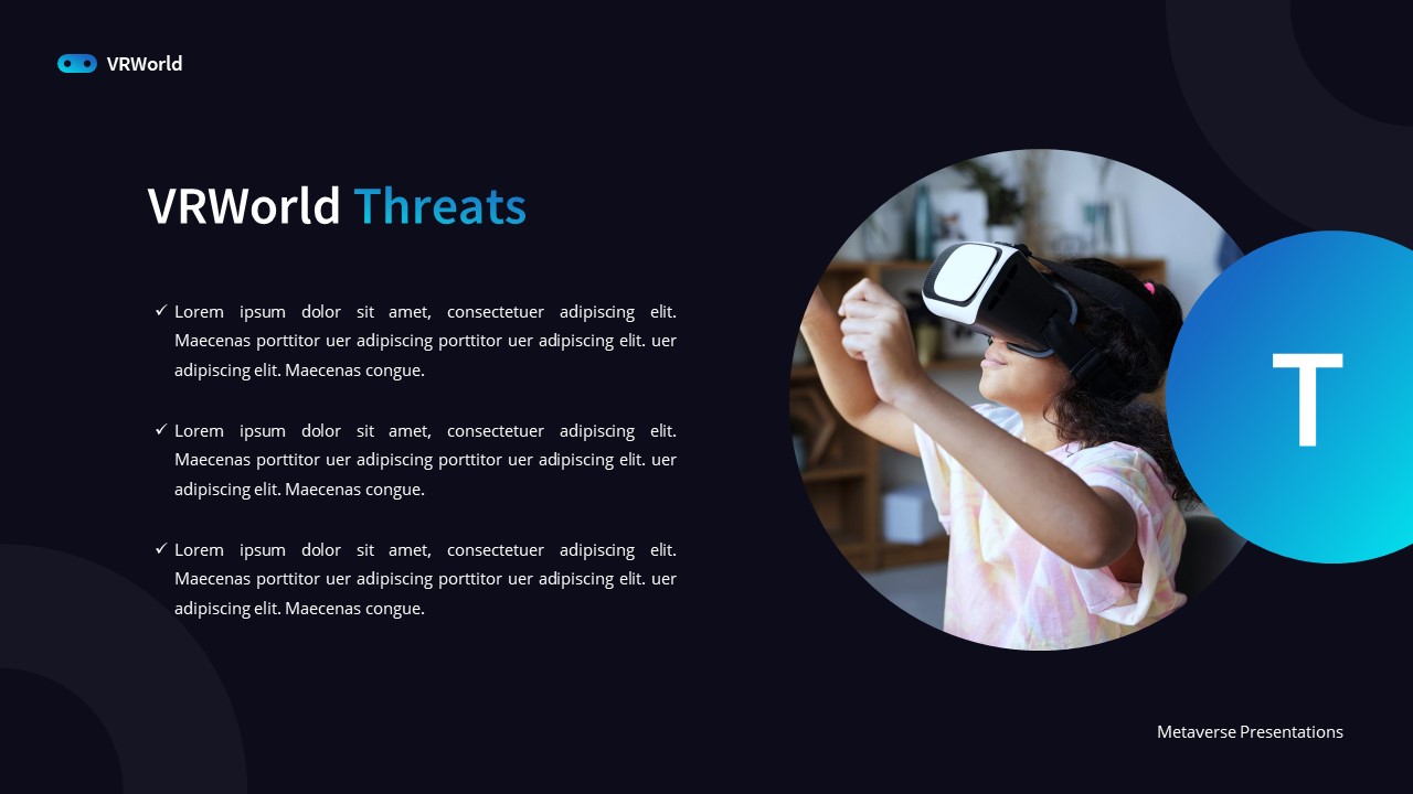 VRWorld - Virtual Reality & Metaverse Powerpoint Template, Presentation ...