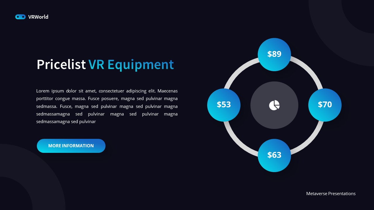 VRWorld - Virtual Reality & Metaverse Powerpoint Template, Presentation ...