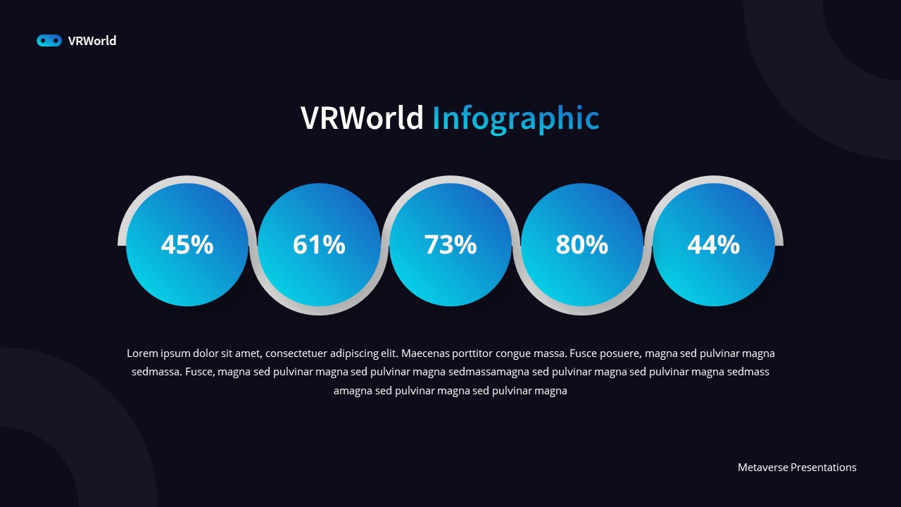 VRWorld - Virtual Reality & Metaverse Powerpoint Template, Presentation ...