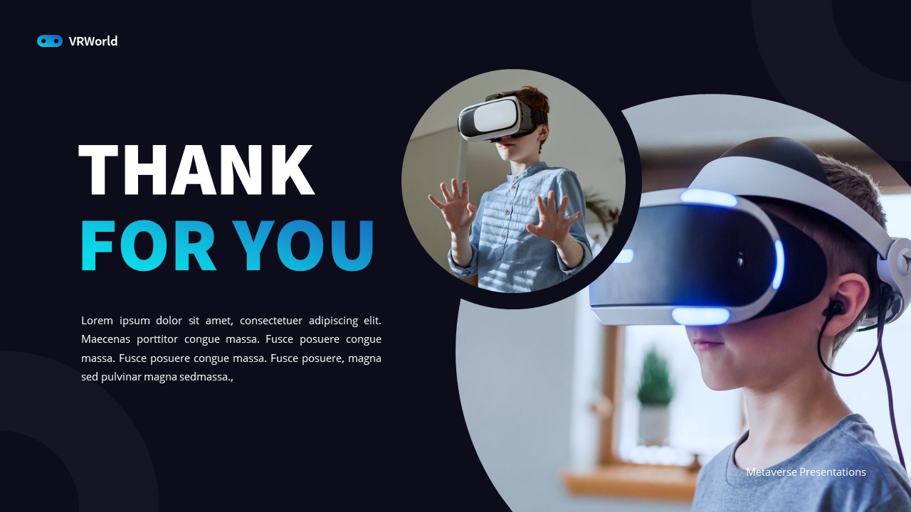 VRWorld - Virtual Reality & Metaverse Powerpoint Template, Presentation ...