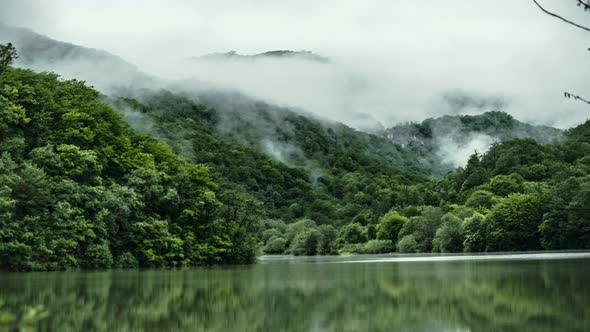 Mist on Lake , Stock Footage | VideoHive