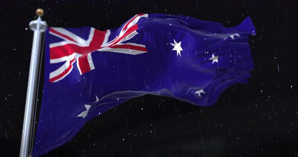 Australia Flag Waving, Motion Graphics | VideoHive