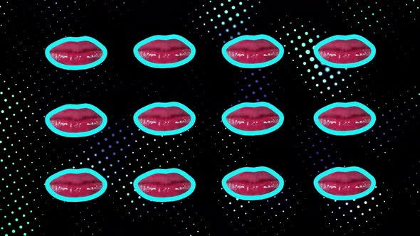 Minimal Motion Design Art Lips Animation, Motion Graphics | VideoHive