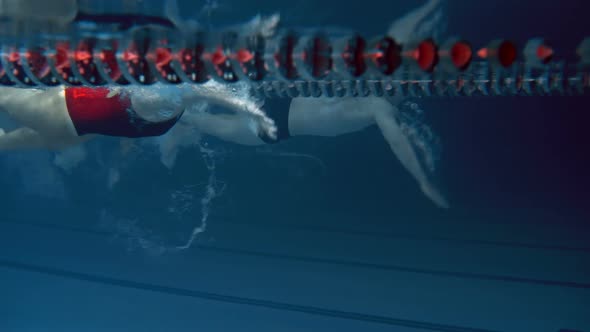 Swimming Pool Stunt, Stock Footage | VideoHive