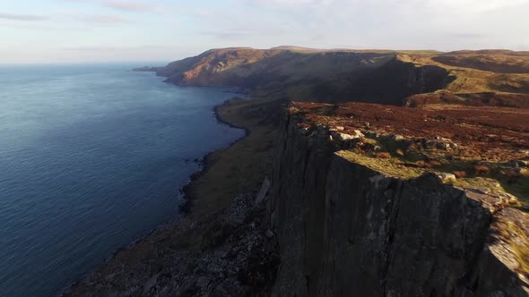Dragonstone Cliffs. Fair Head rises 600 ft above sea level and was a ...