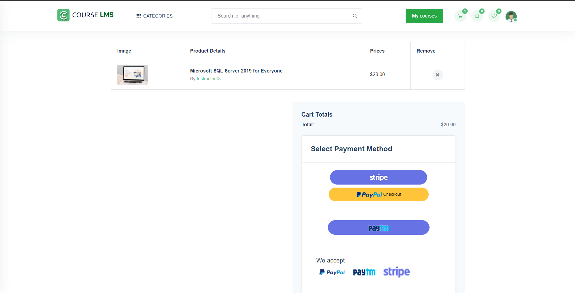 Course LMS Paytm Addon by softtech-it | CodeCanyon