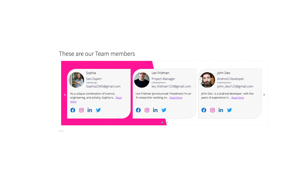 SB WordPress Teams Slider Plugin by startbitsolutions | CodeCanyon