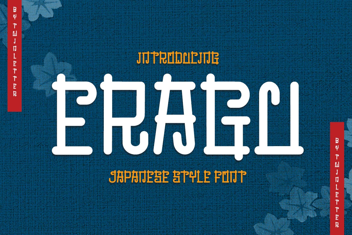 Eragu Faux Japanese Font, Fonts | GraphicRiver