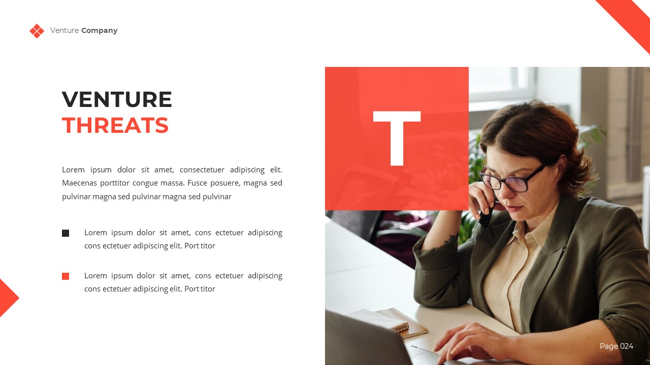 Venture - Business & Startup Powerpoint Template, Presentation Templates