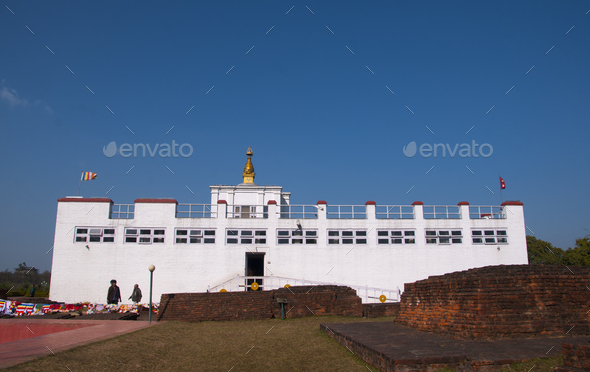 Maya Devi Temple in Lumbini, Nepal, UNESCO World Heritage Site Stock ...