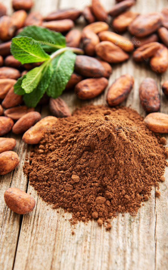 Natural cocoa products Stock Photo by Olena_Rudo | PhotoDune