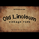 Old Linoleum Font, Fonts | GraphicRiver