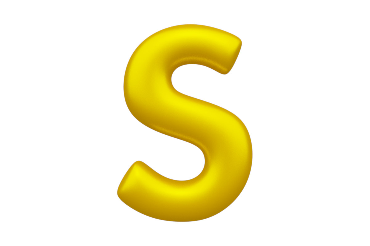 Golden Color Bubble Smooth Alphabet Letters 38 PCS 3D Models by RIDVAN ...