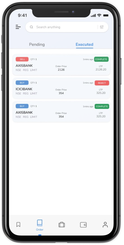 Stock Market App v1.0.0 - Flutter UI Kit using GetX by idea2code_infotech