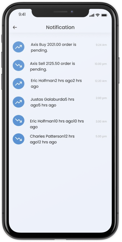 Stock Market App v1.0.0 - Flutter UI Kit using GetX by idea2code_infotech